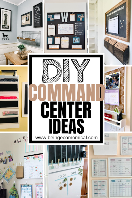 Easy DIY Command Center Ideas – Being Ecomomical