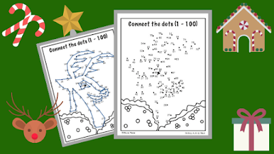 Reindeer Connect The Dots Christmas Learning Activity For Early ...