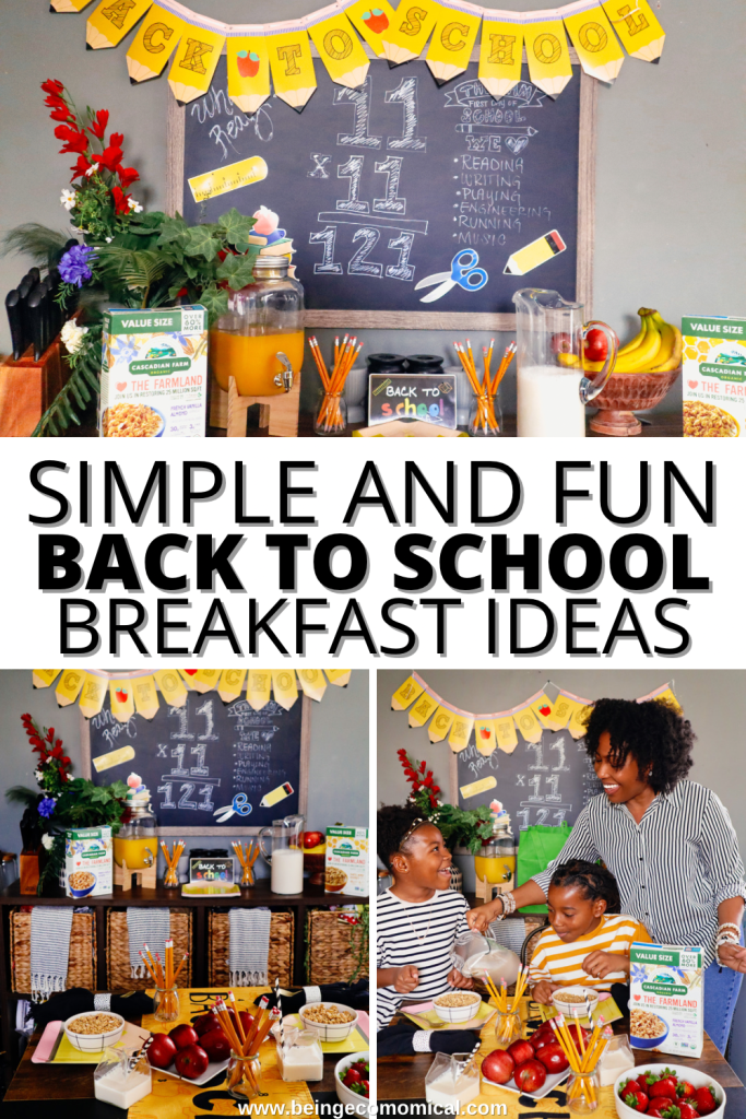 Simple Back To School Breakfast Inspiration – Being Ecomomical