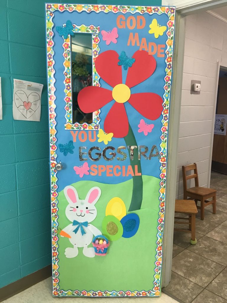 30+ Egg-stra Special Easter Classroom Door Designs – Being Ecomomical