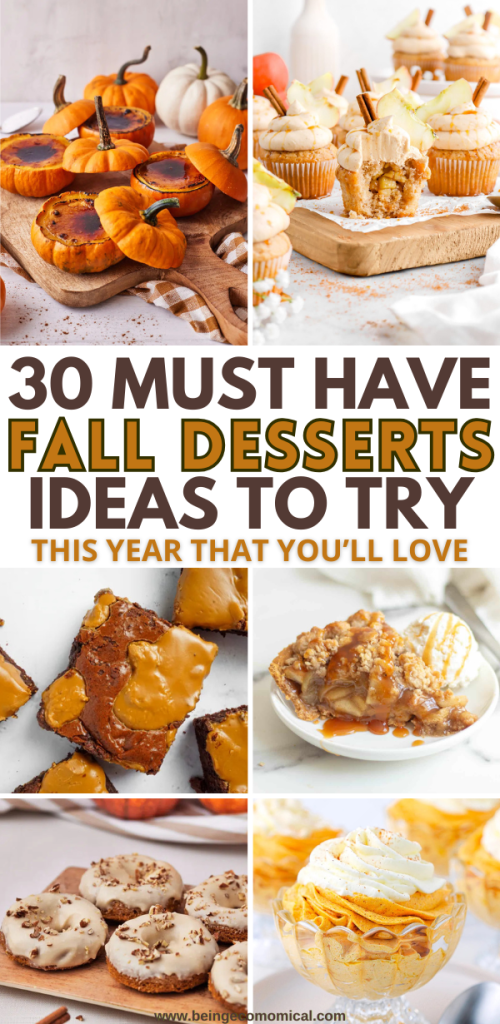 30 Delicious Fall Desserts for Cozy Autumn Celebrations