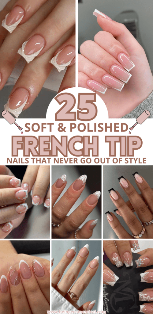 25 Trendy French Tip Nail Designs You Need to Try Now
